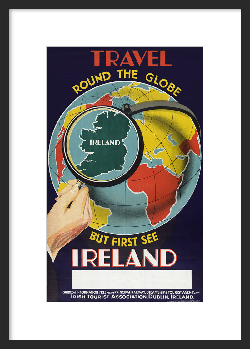 First See Ireland Vintage Travel Poster – Vintagraph Art