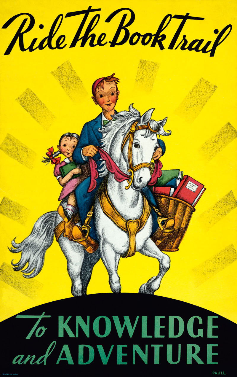 Ride the Book Trail – Vintagraph Art