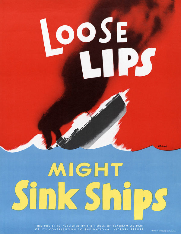 Loose Lips Might Sink Ships – Vintagraph Art
