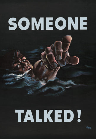 Someone Talked WWII Poster – Vintagraph Art